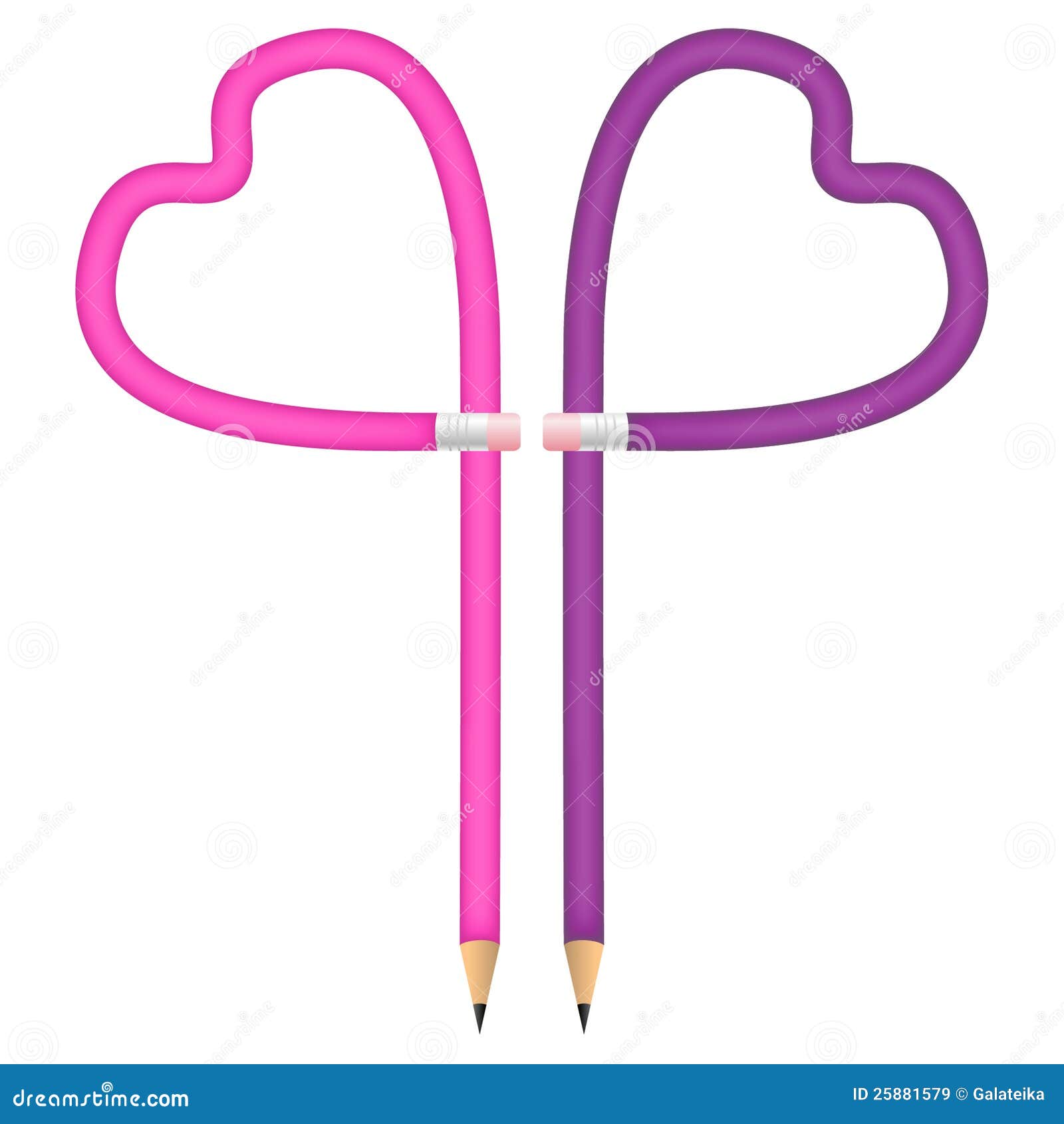 Samenvatting Van Creatieve Hert Van Potloden Vector Illustratie ...