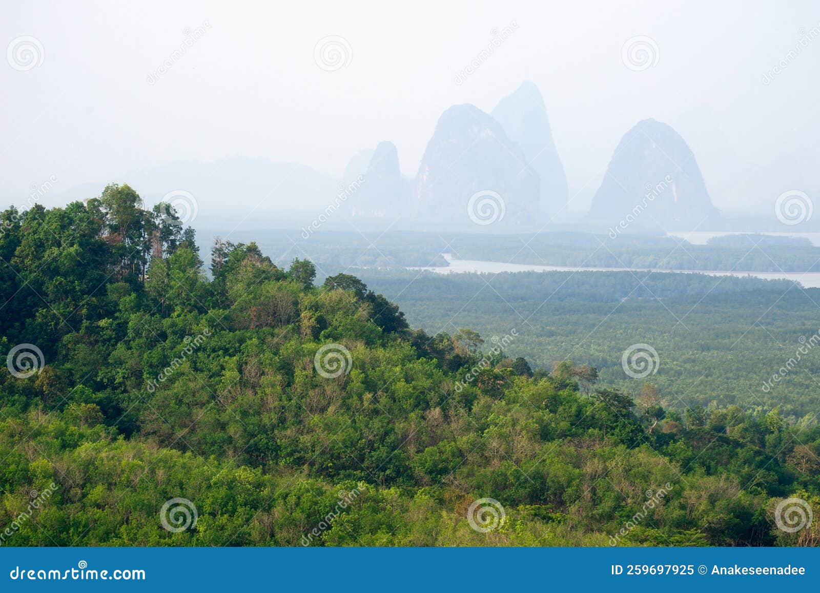 Samet Nangshe View Point, Phang Nga, Puket Thailand Stock Image - Image ...