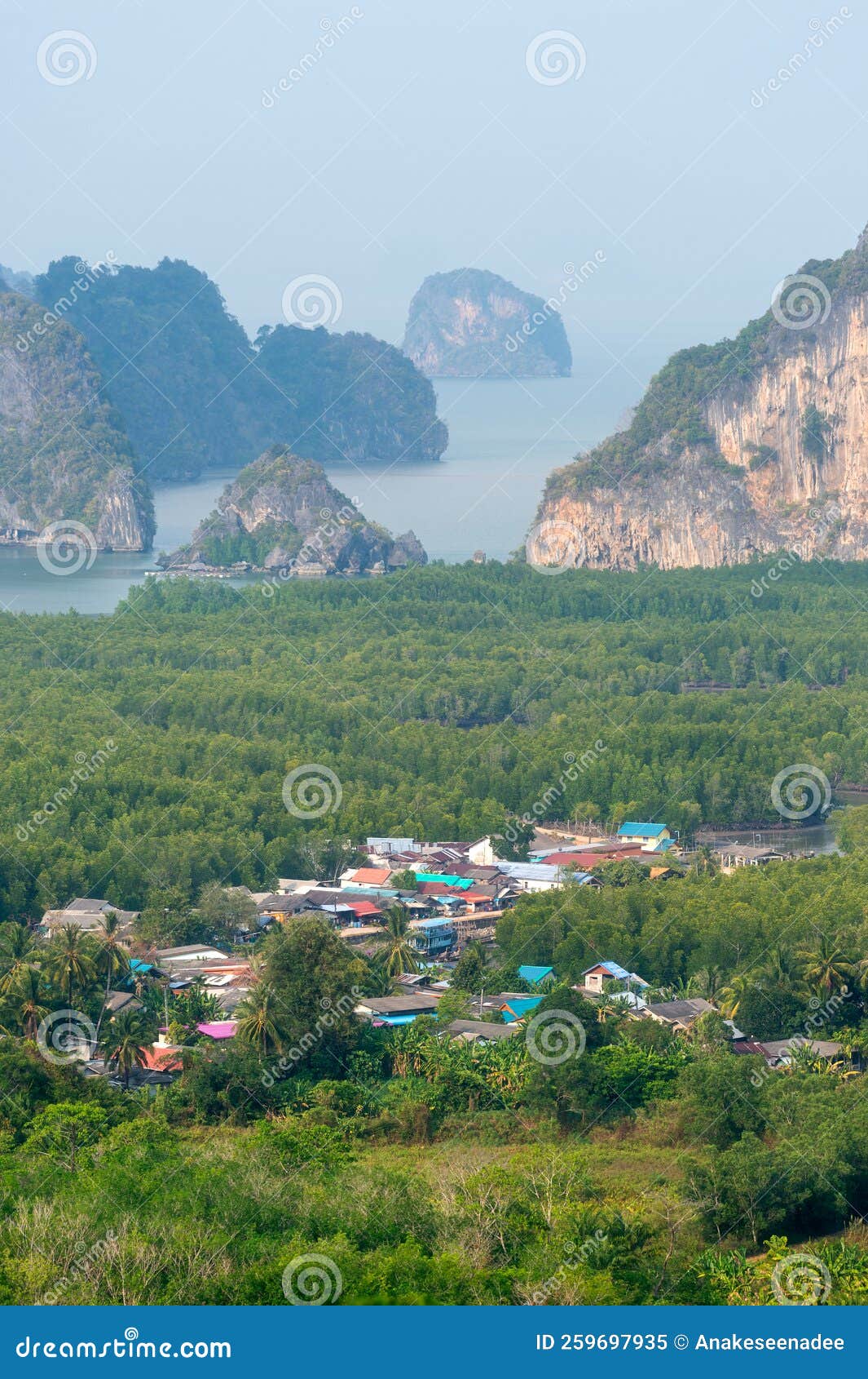 Samet Nangshe View Point, Phang Nga, Puket Thailand Stock Image - Image ...