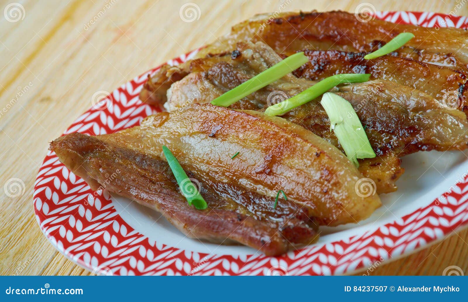 Samgyeopsal stock image. Image of snack, dish, lard, samgyeopsal - 84237507