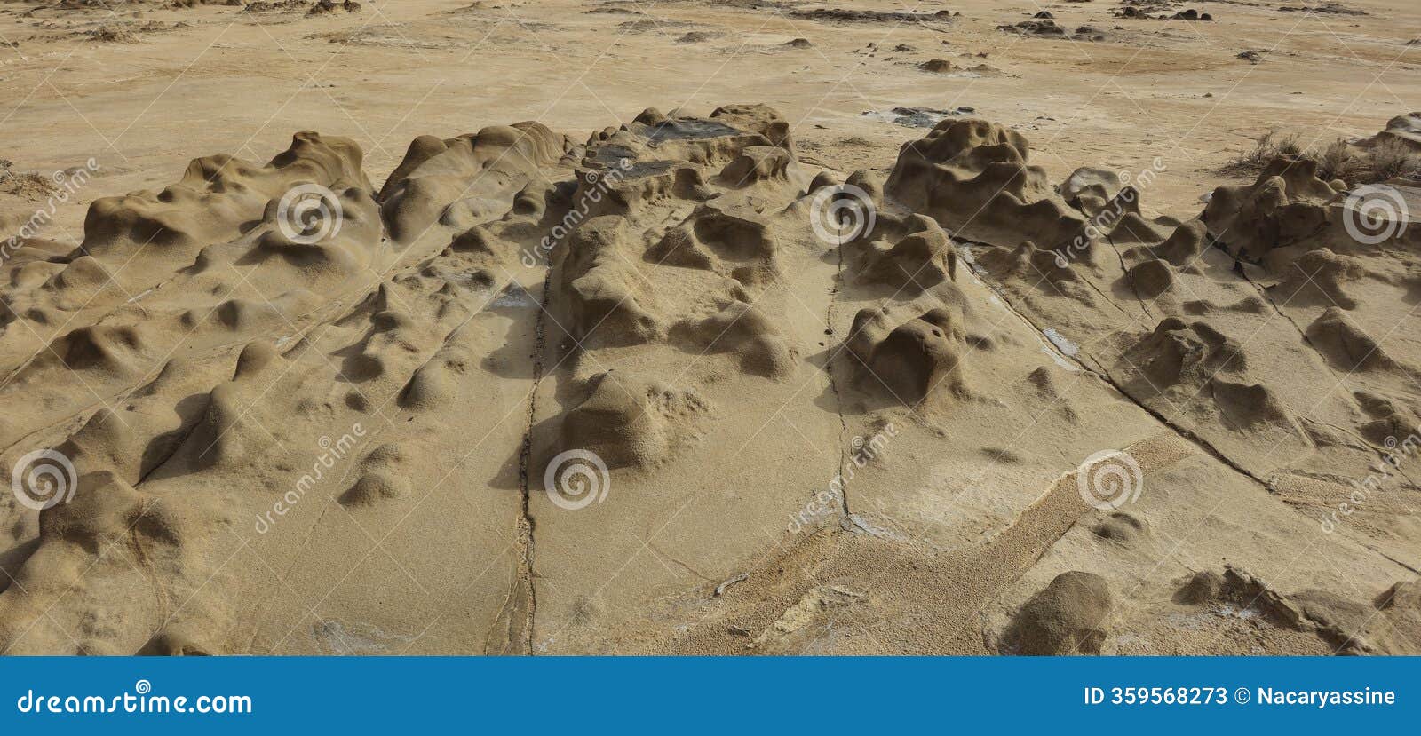 Sammar in Tunisia, Moon Surface Area, Desert Rocks Stock Image - Image ...