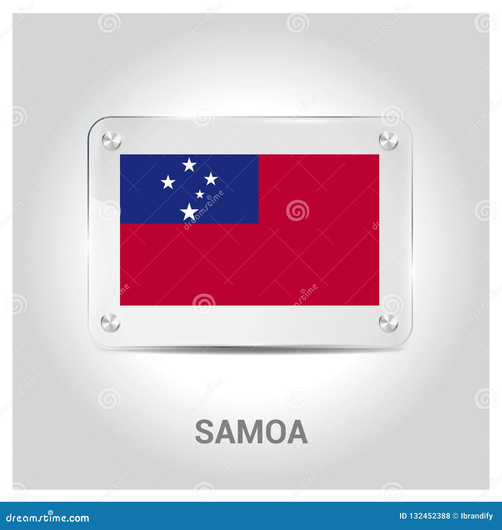Samoa flags design vector stock vector. Illustration of travel - 132452388