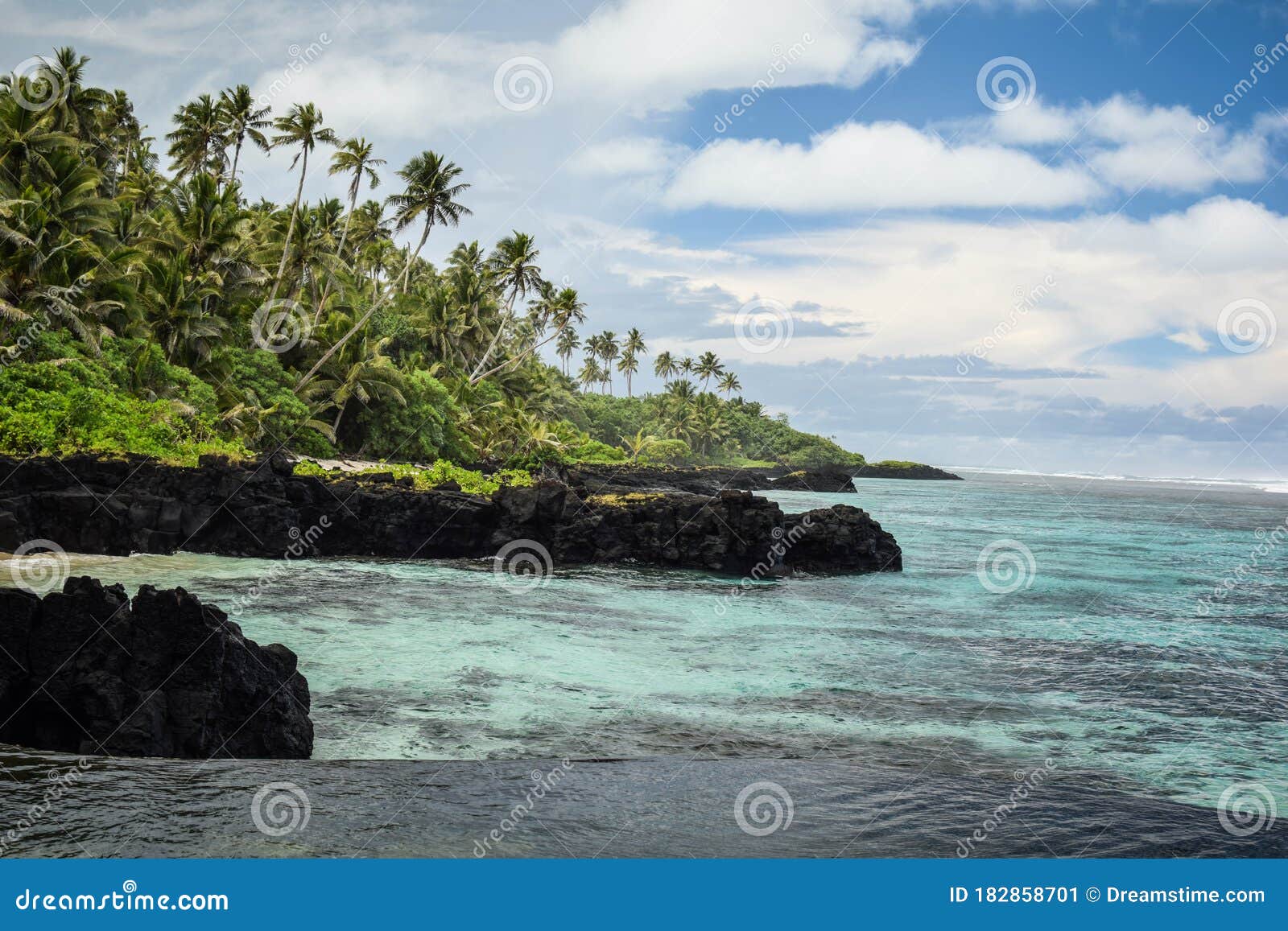 Samoa - Islands on South Pacific Stock Image - Image of south, tropical ...