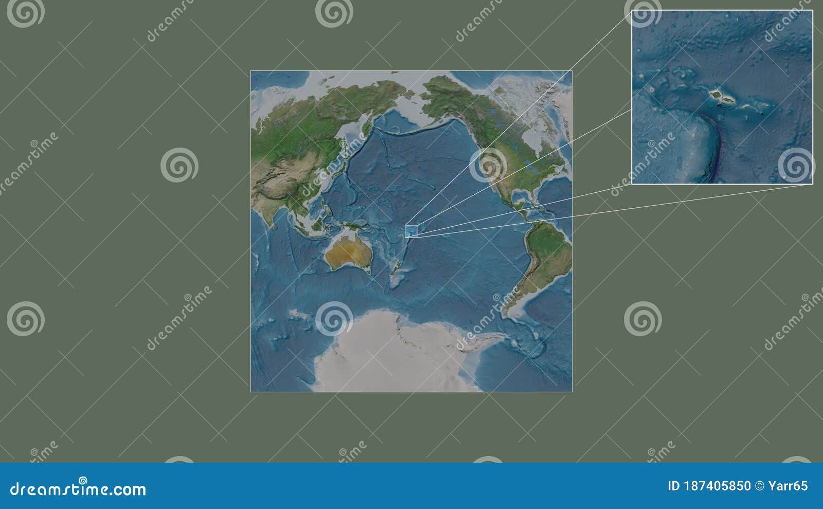 Samoa - Satellite. Area Extracted Stock Illustration - Illustration of ...