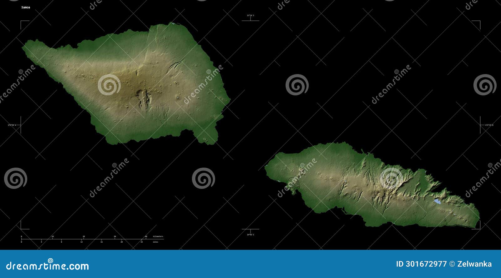 Samoa shape on black. Pale stock illustration. Illustration of contour ...