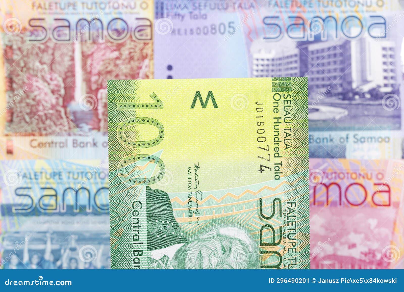 Samoan Tala a Business Background Stock Image - Image of currency ...