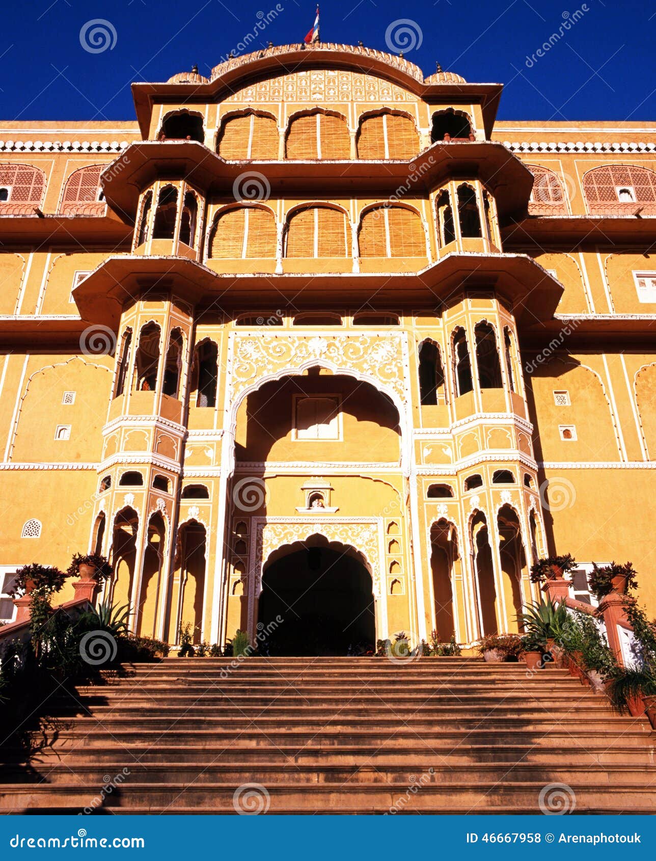 The Samode Palace, India. editorial stock photo. Image of muslim - 46667958