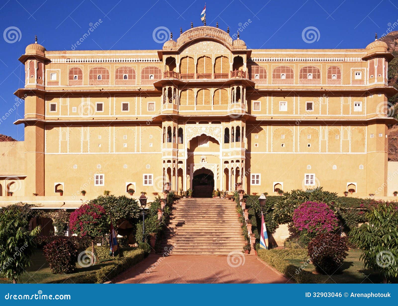 Samode Palace, India. stock photo. Image of india, fort - 32903046