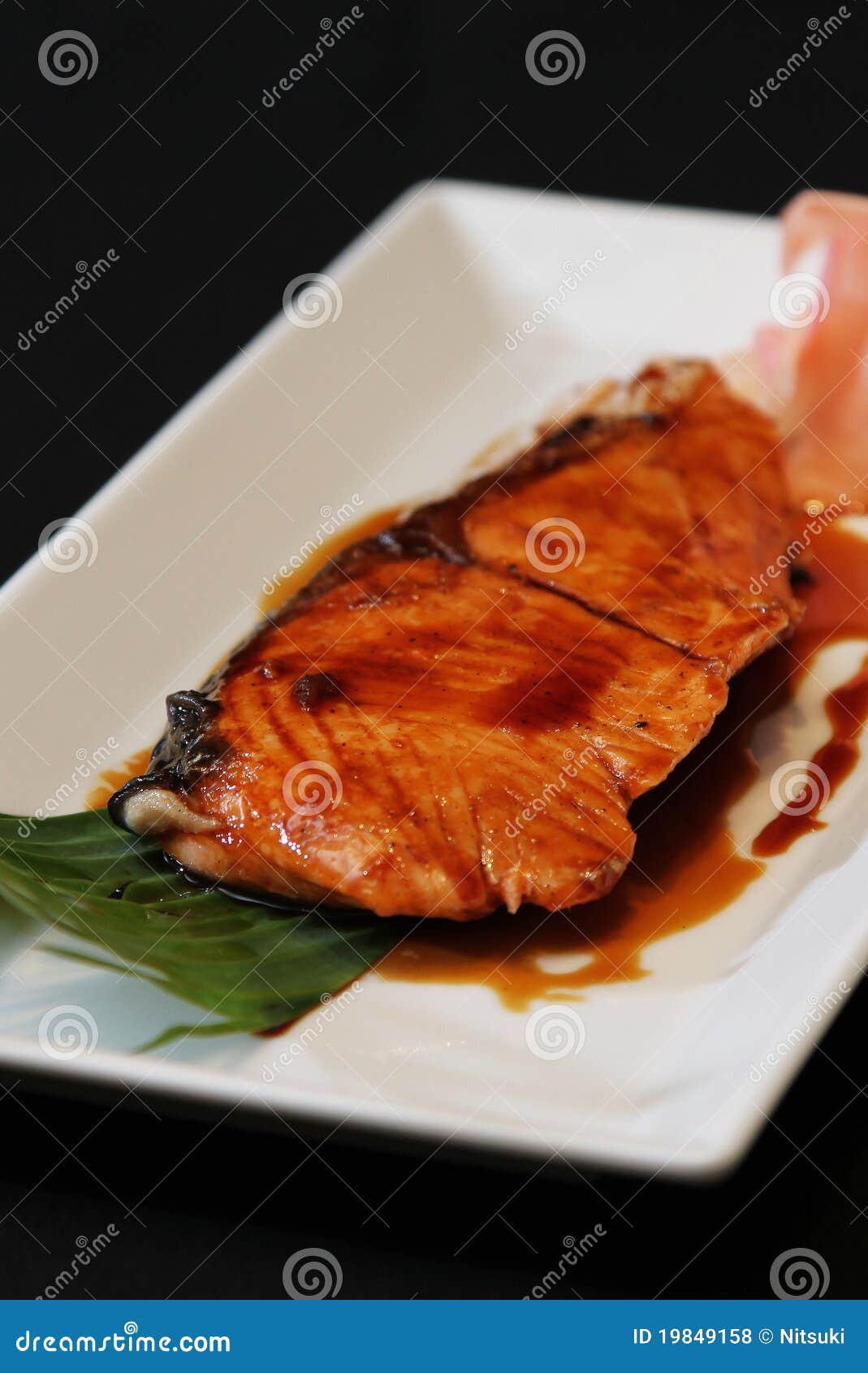 Samon de la parrilla foto de archivo. Imagen de fondo - 19849158