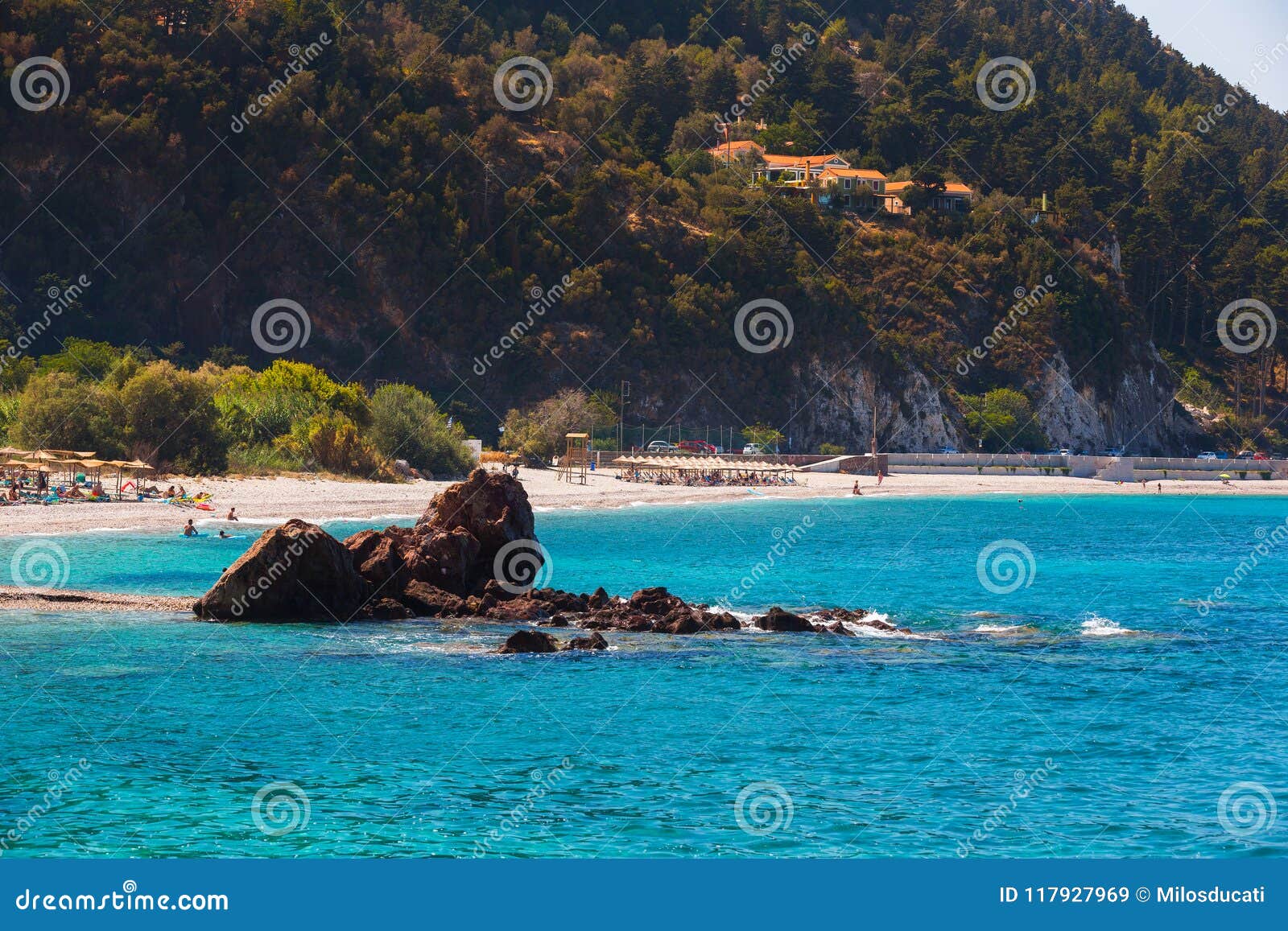 Potami beach, Samos stock image. Image of greece, clear - 117927969