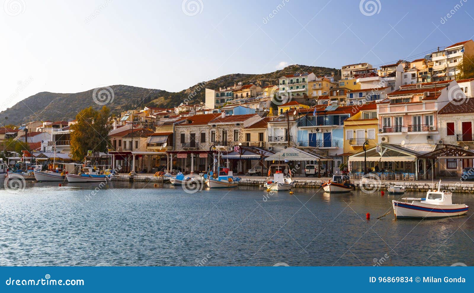 Samos island. editorial stock image. Image of greece - 96869834