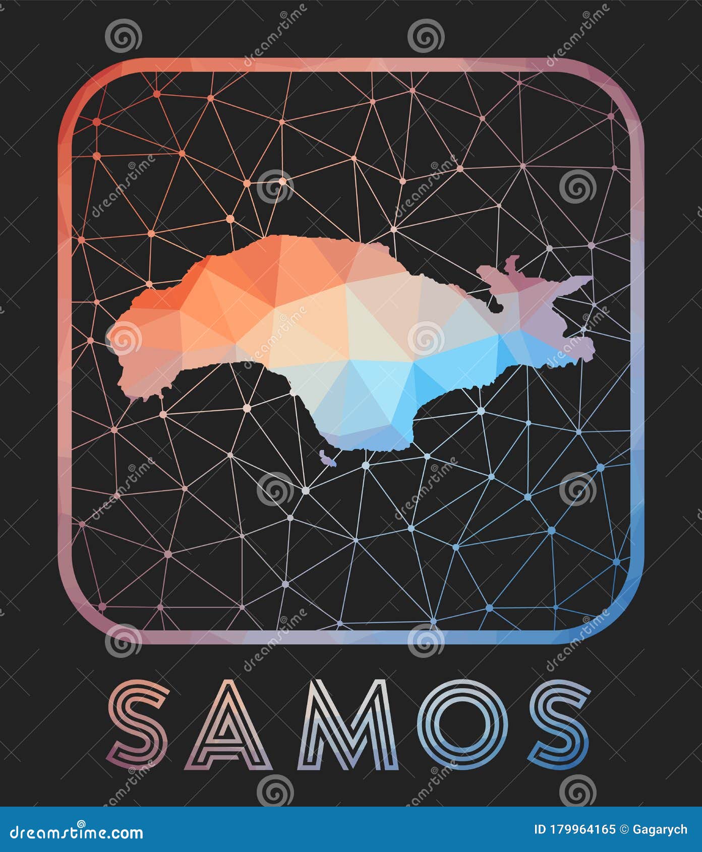 Digital Samos Logo. Cartoon Vector | CartoonDealer.com #174438587