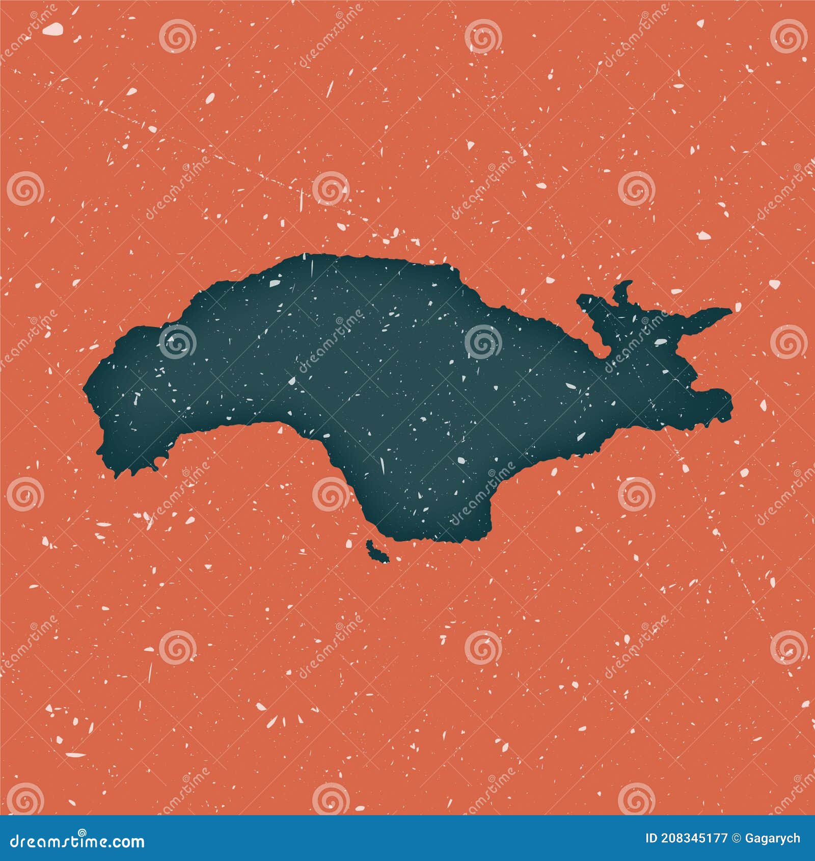 Samos Map Vintage Stamp. Cartoon Vector | CartoonDealer.com #154037611