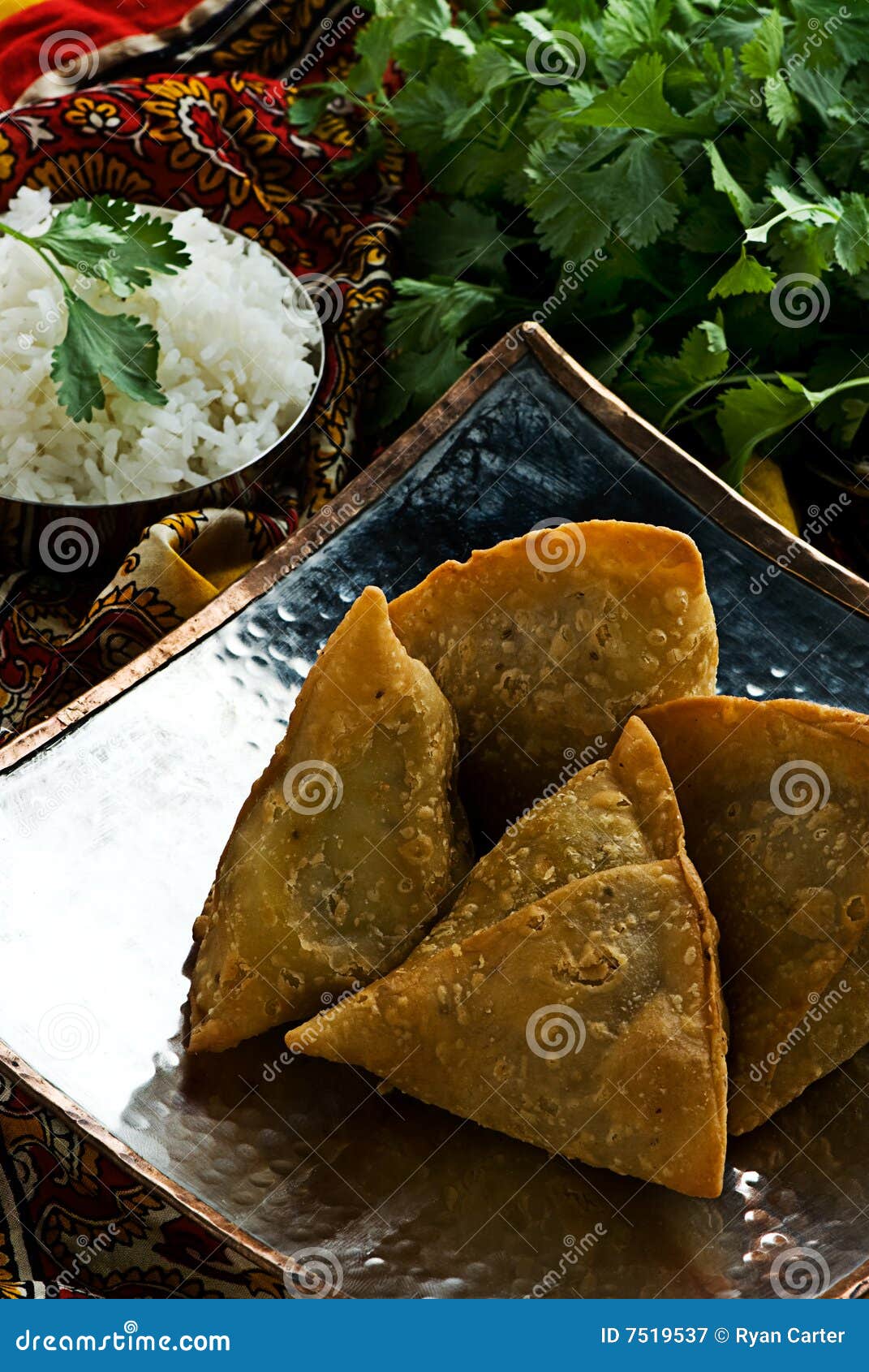 Samosa stock image. Image of cuisine, healthy, meat, ramadan - 7519537