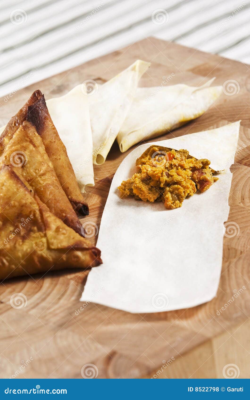 Samosa stock photo. Image of pastry, unhealthy, spicy - 8522798