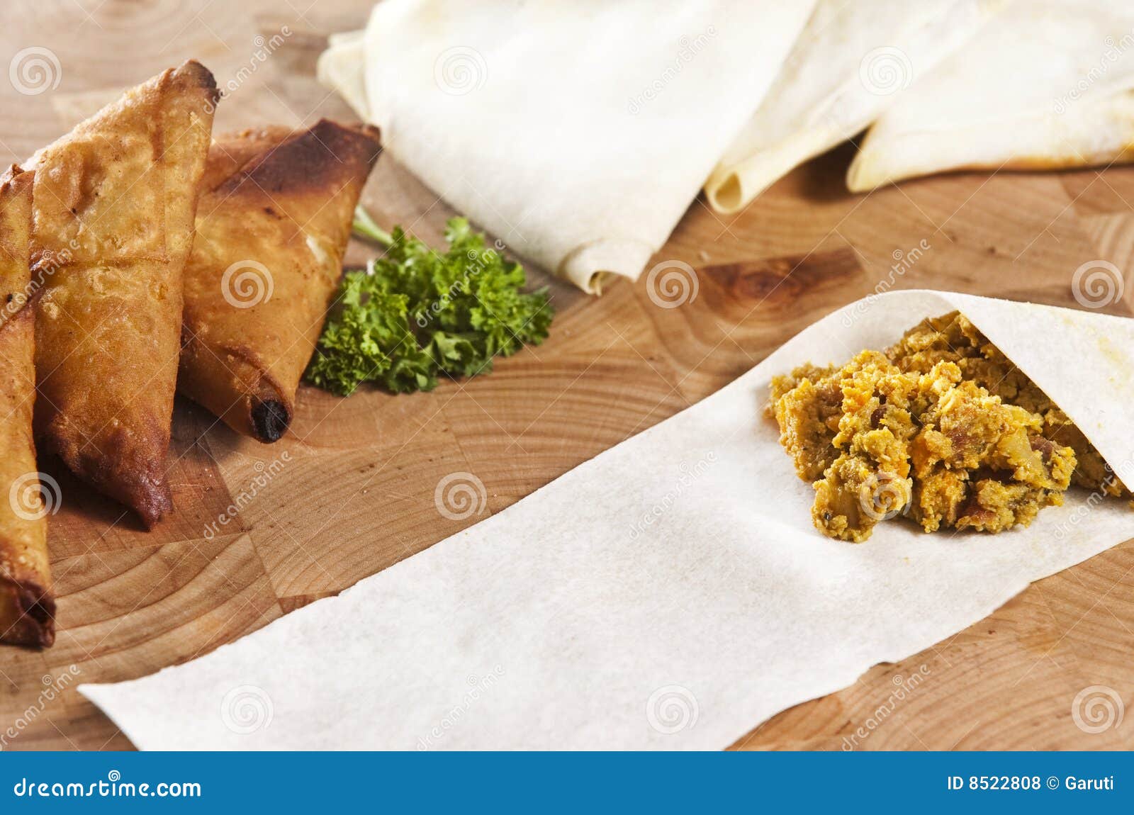 Samosa stock photo. Image of traditional, crunchy, snack - 8522808