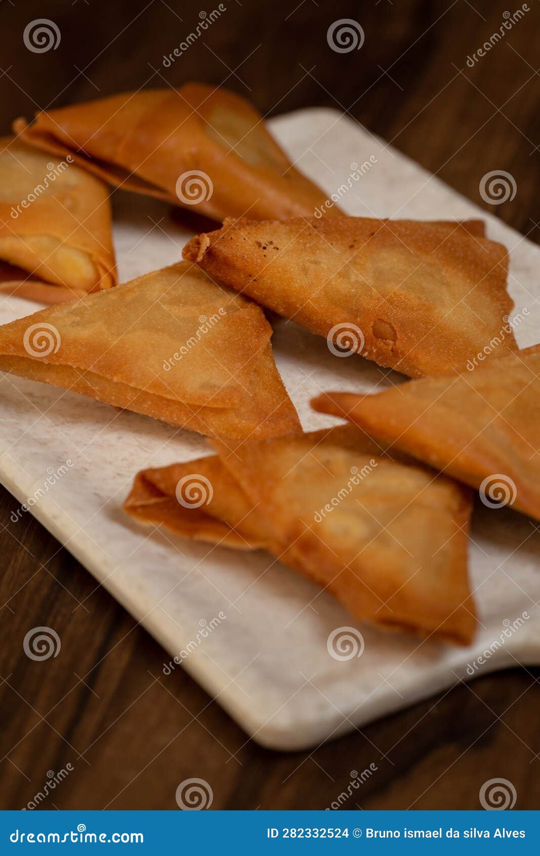 Samosa Also Known by "chamua" is Typical Fried Appetizer from African ...