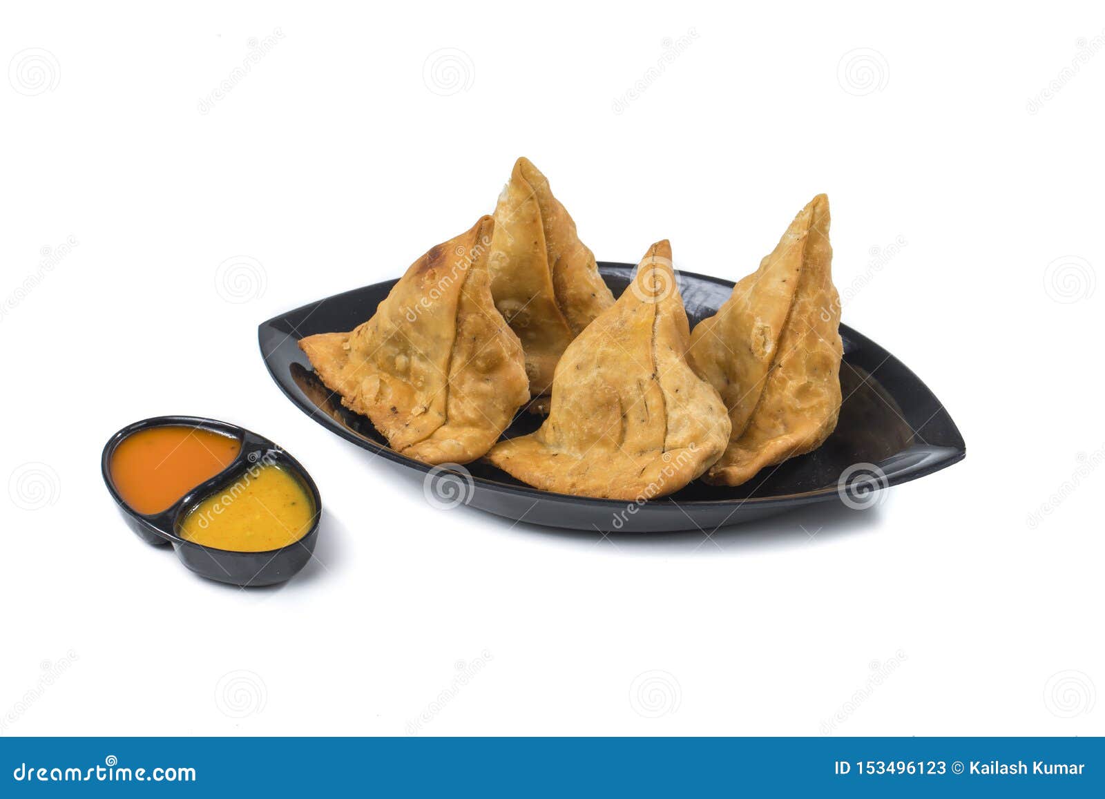 Samosa with Chutney stock image. Image of fasting, indian - 153496123