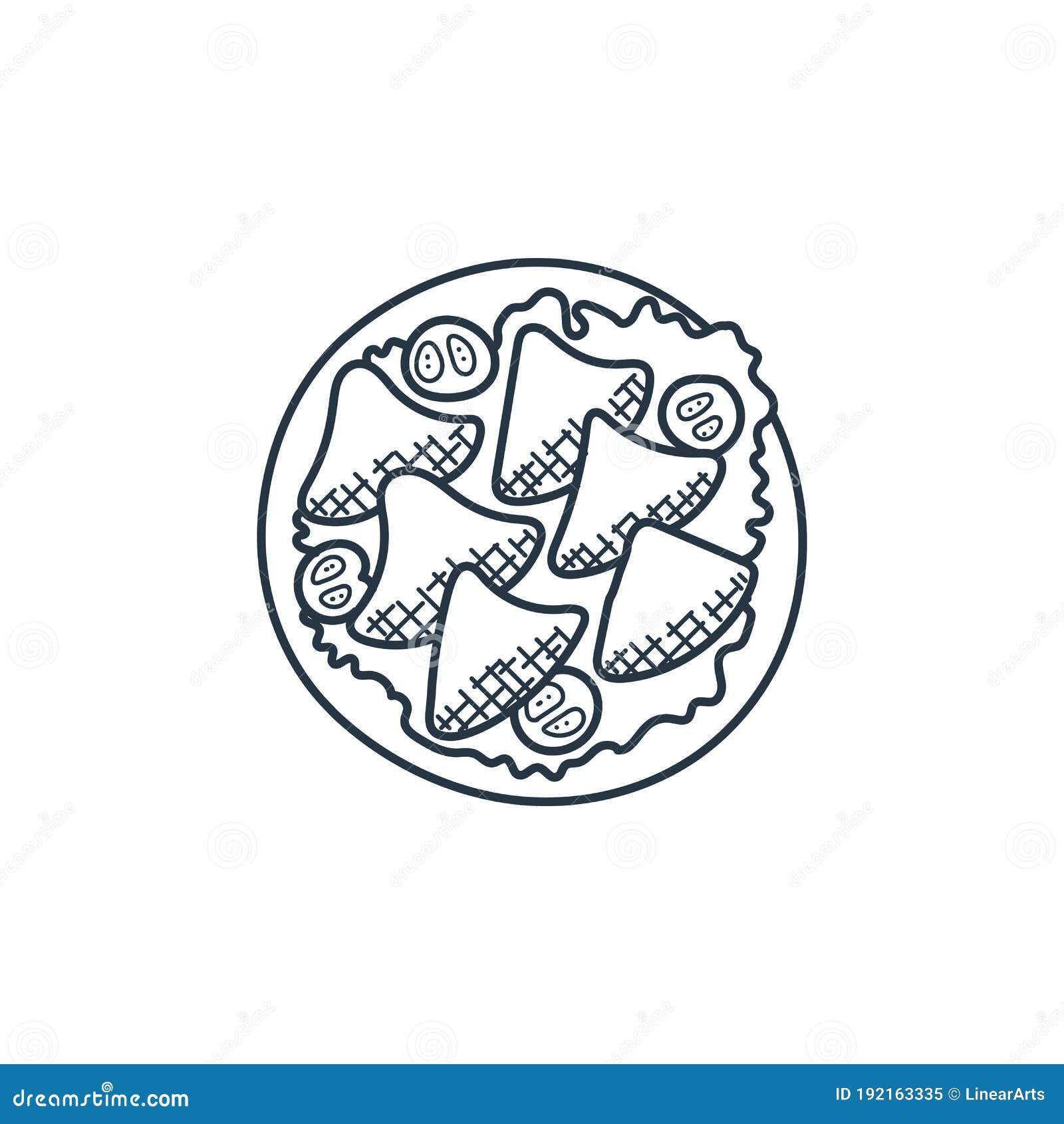 Samosa Icon Vector from Food Concept. Thin Line Illustration of Samosa ...