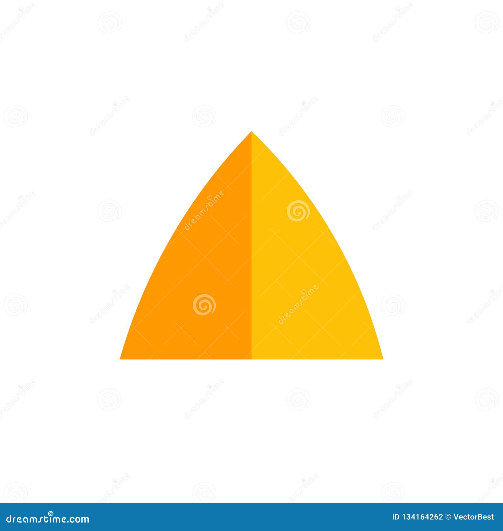 Samosa Icon Vector Sign and Symbol Isolated on White Background Stock ...