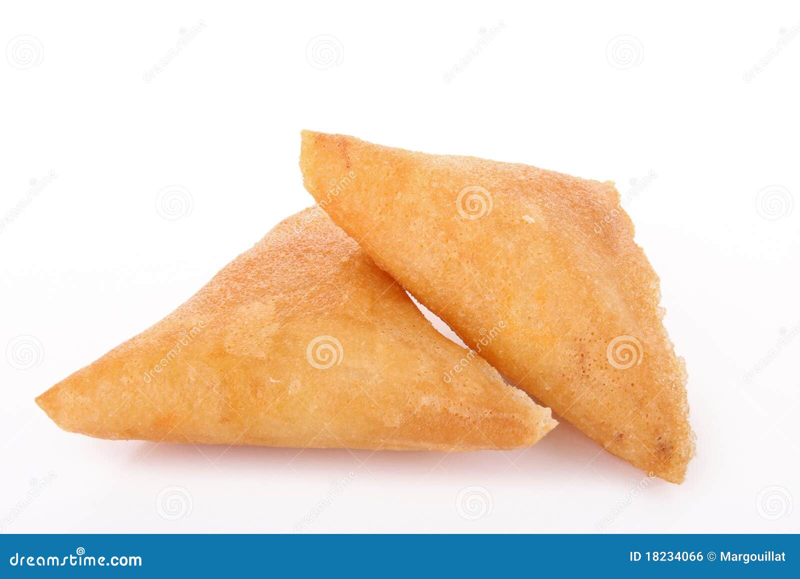 Samosa isolated stock photo. Image of fritter, white - 18234066