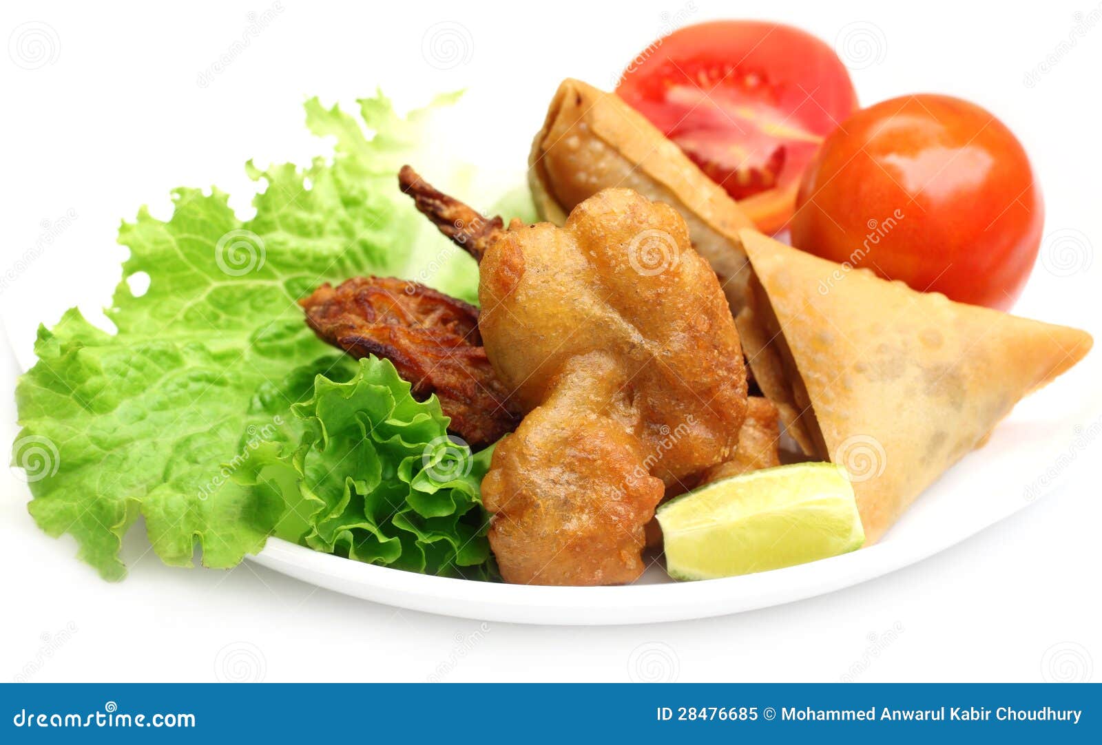 Samosa with mushroom snack stock image. Image of salty - 28476685