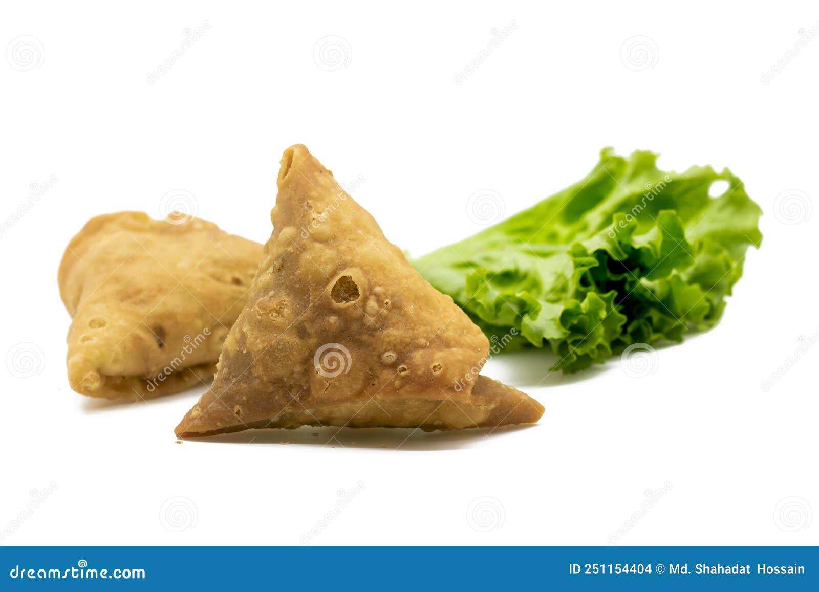 Samosa O Singara Aislados Sobre Fondo Blanco Foto de archivo - Imagen ...