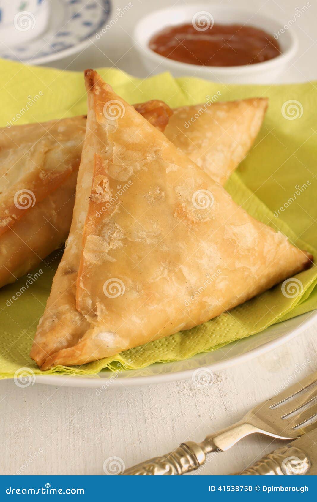 Samosas stock photo. Image of asian, samosa, sambosa - 41538750