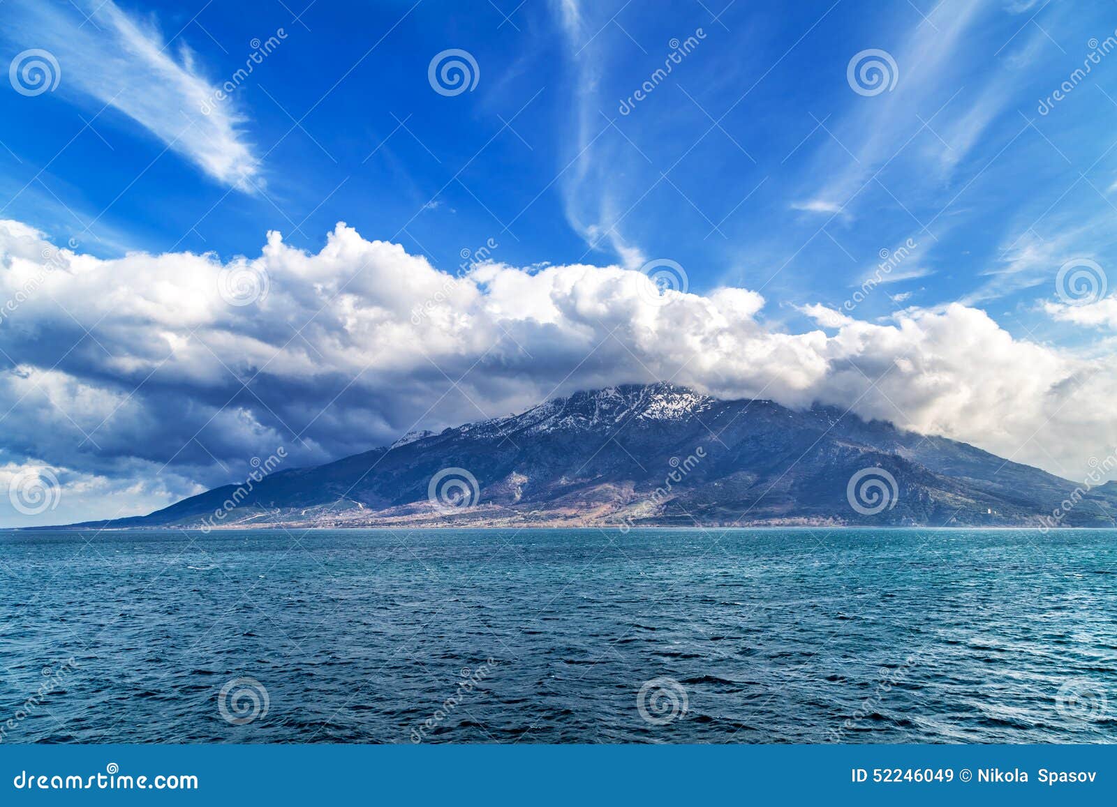 Samothraki Greece stock image. Image of landscape, aegean - 52246049