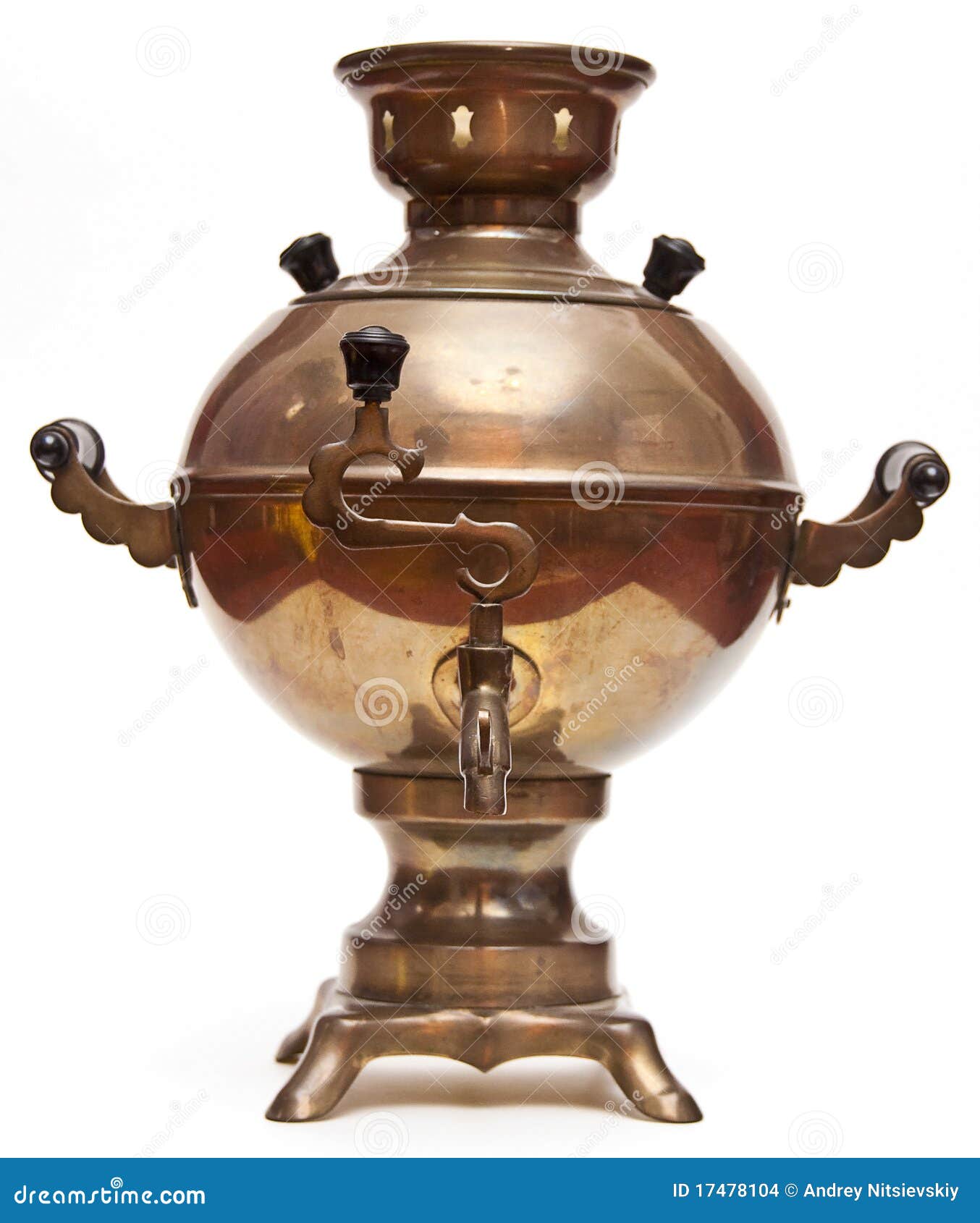 Samovar stock photo. Image of brass, russia, kitchen - 17478104