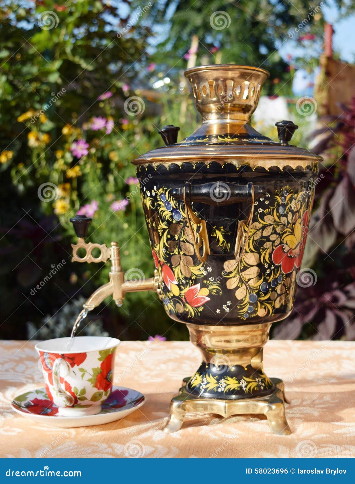 Samovar stock photo. Image of retro, stilllife, emotions - 58023696