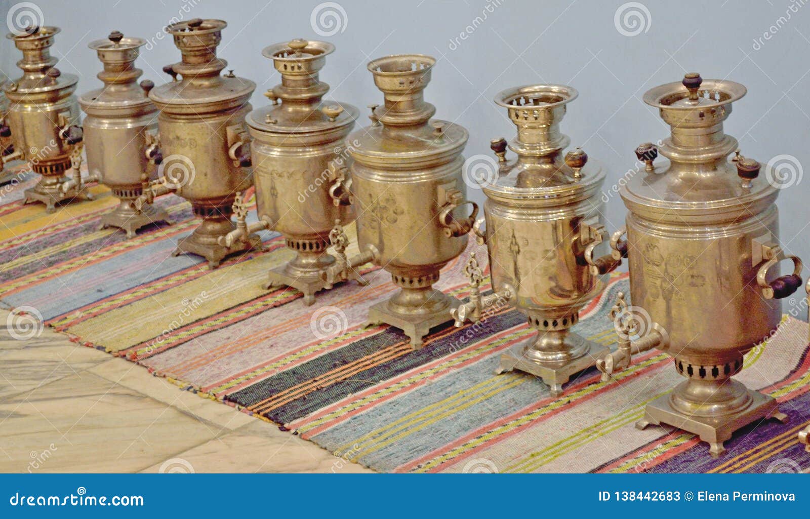 Samovar of Different Shapes and Types from Track Editorial Stock Photo ...