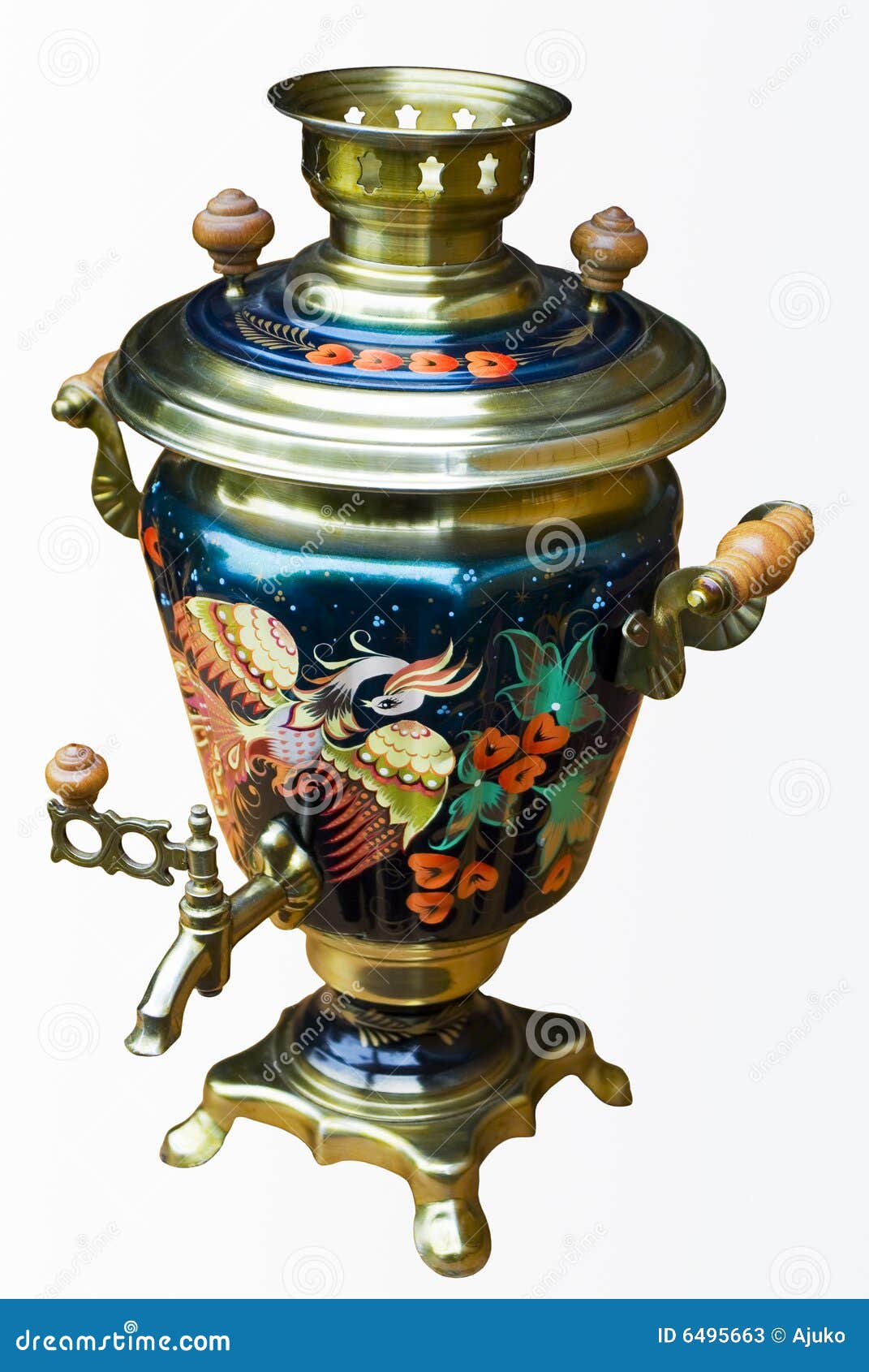 Samovar ruso imagen de archivo. Imagen de cobre, caldera - 6495663