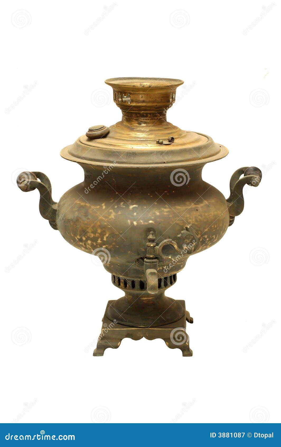 Samovar ruso viejo imagen de archivo. Imagen de viejo - 3881087
