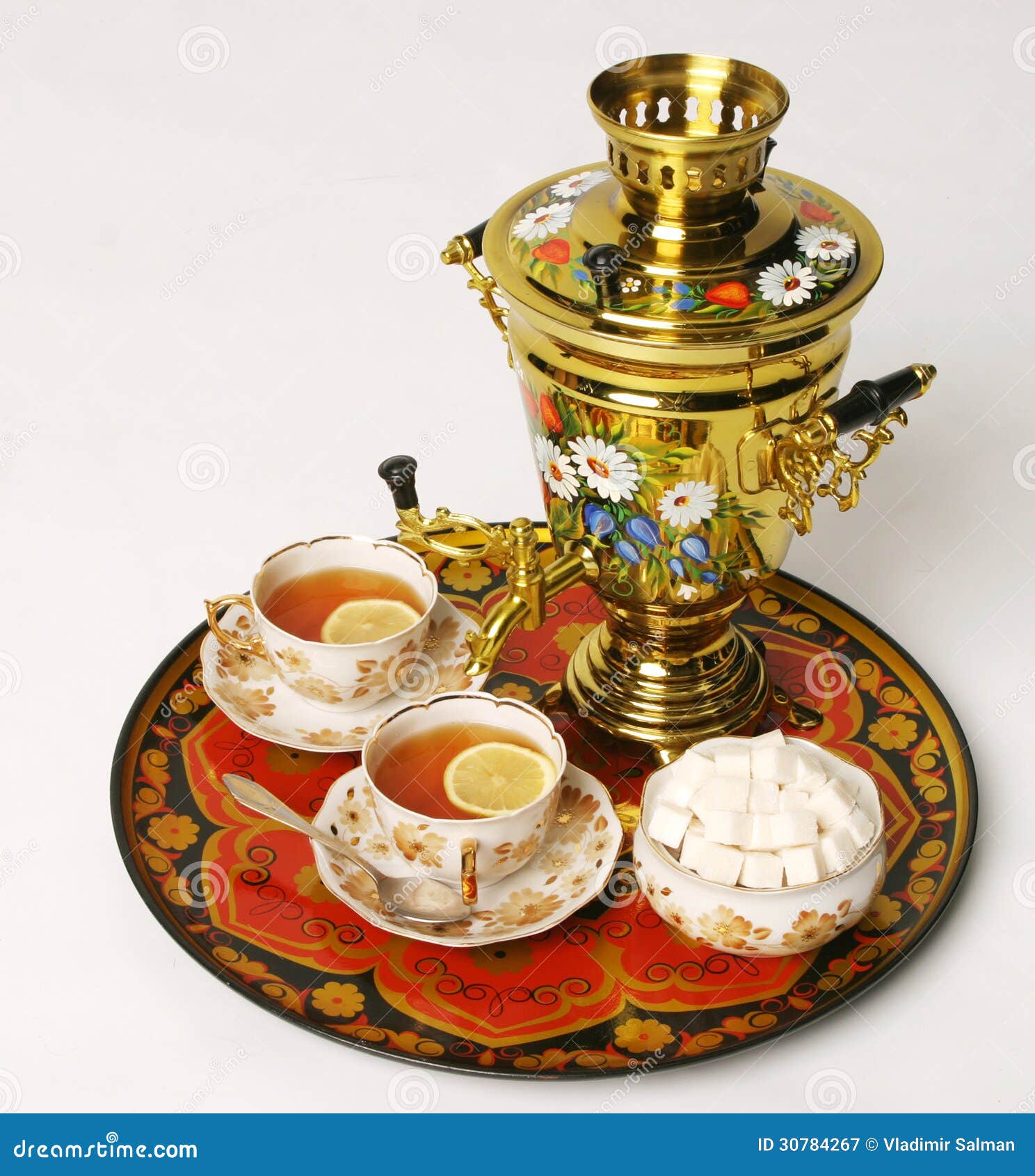 Samovar russa immagine stock. Immagine di bevanda, sfondo - 30784267