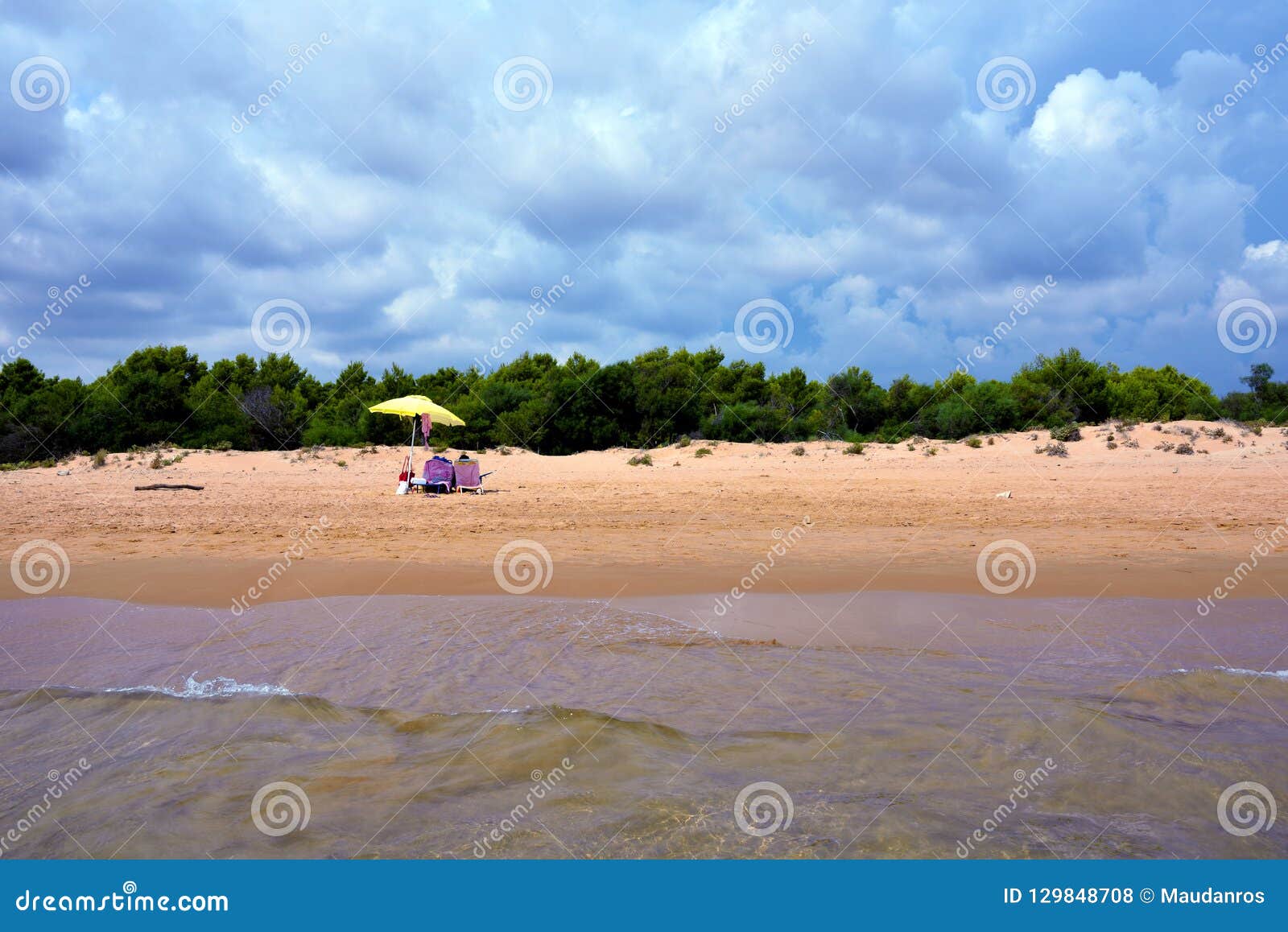 Sampieri beach Ragusa stock photo. Image of view, italy - 129848708