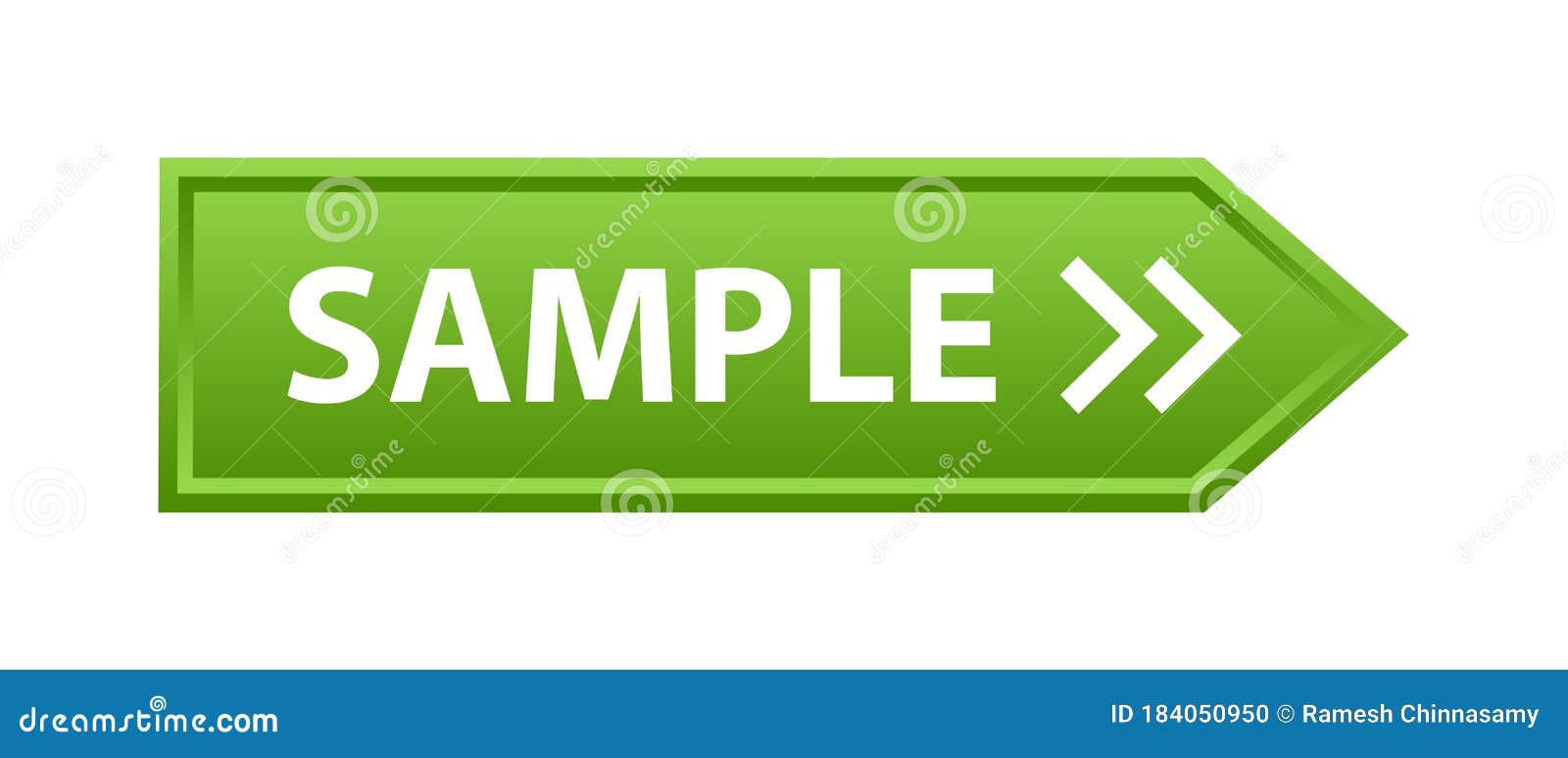 Sample button stock vector. Illustration of application - 184050950