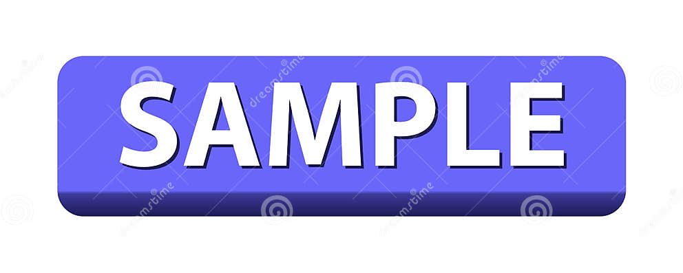 Sample button stock vector. Illustration of demo, information - 220540591