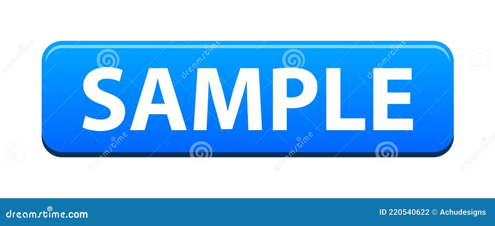 Sample button stock vector. Illustration of download - 220540622