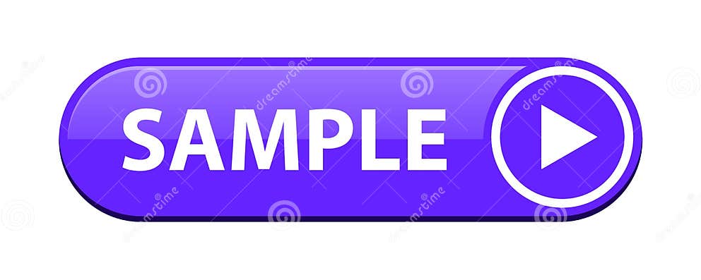 Sample button stock vector. Illustration of icon, business - 220540733