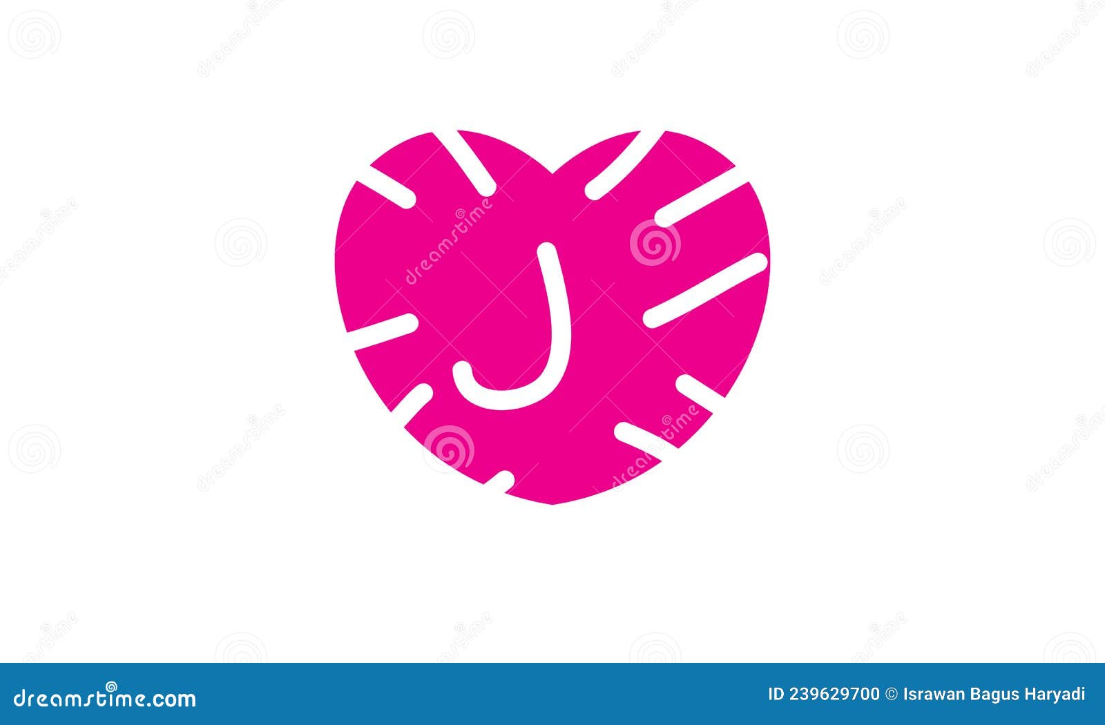 Heart the Shapes Icon Character Design No.6B Stock Vector ...