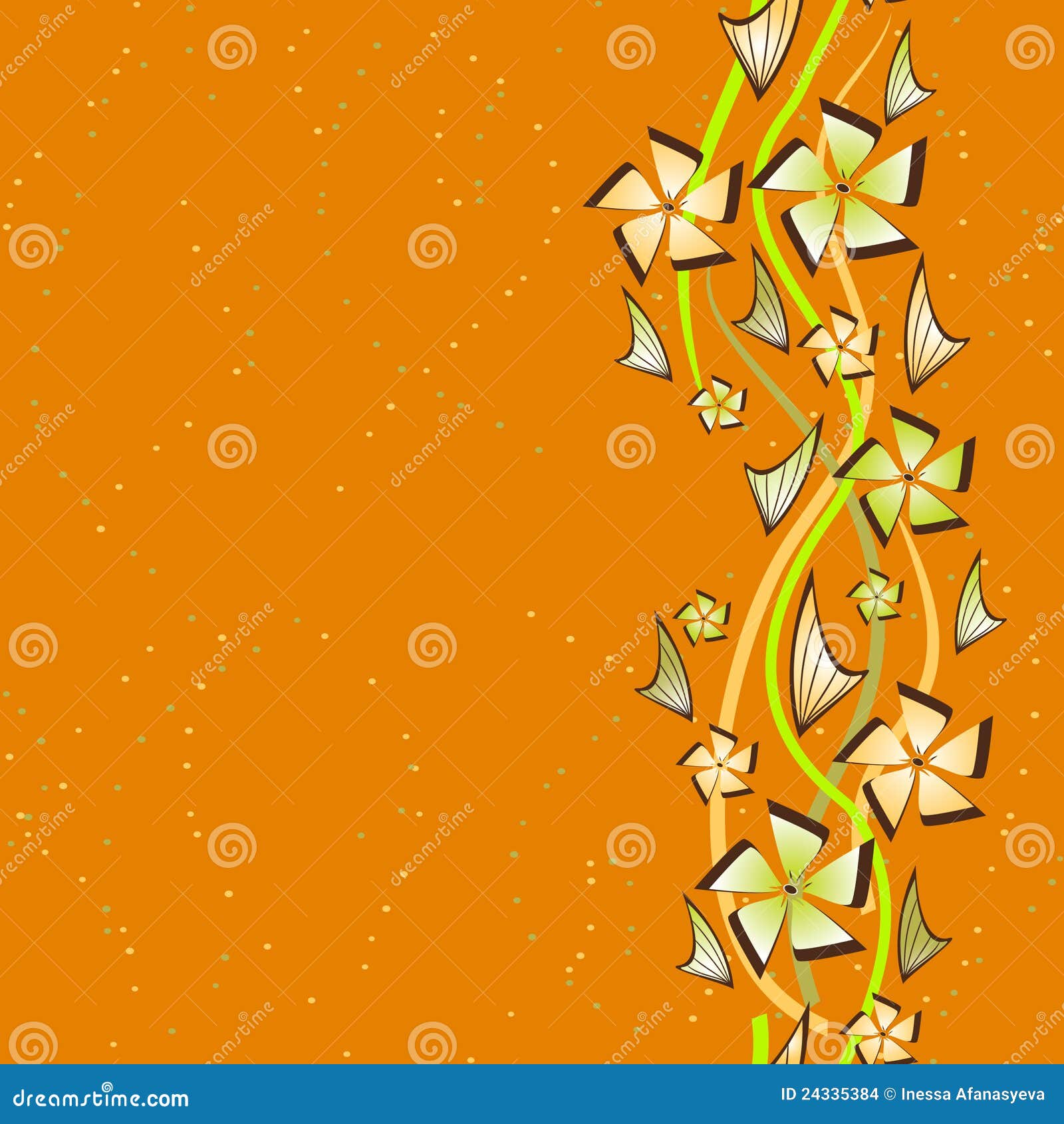 Sample of an Abstract Seamless Flower Background Stock Vector ...