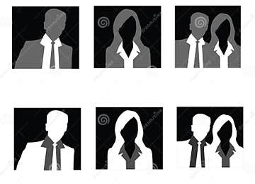 Sample of avatar stock vector. Illustration of suit, hair - 14501851