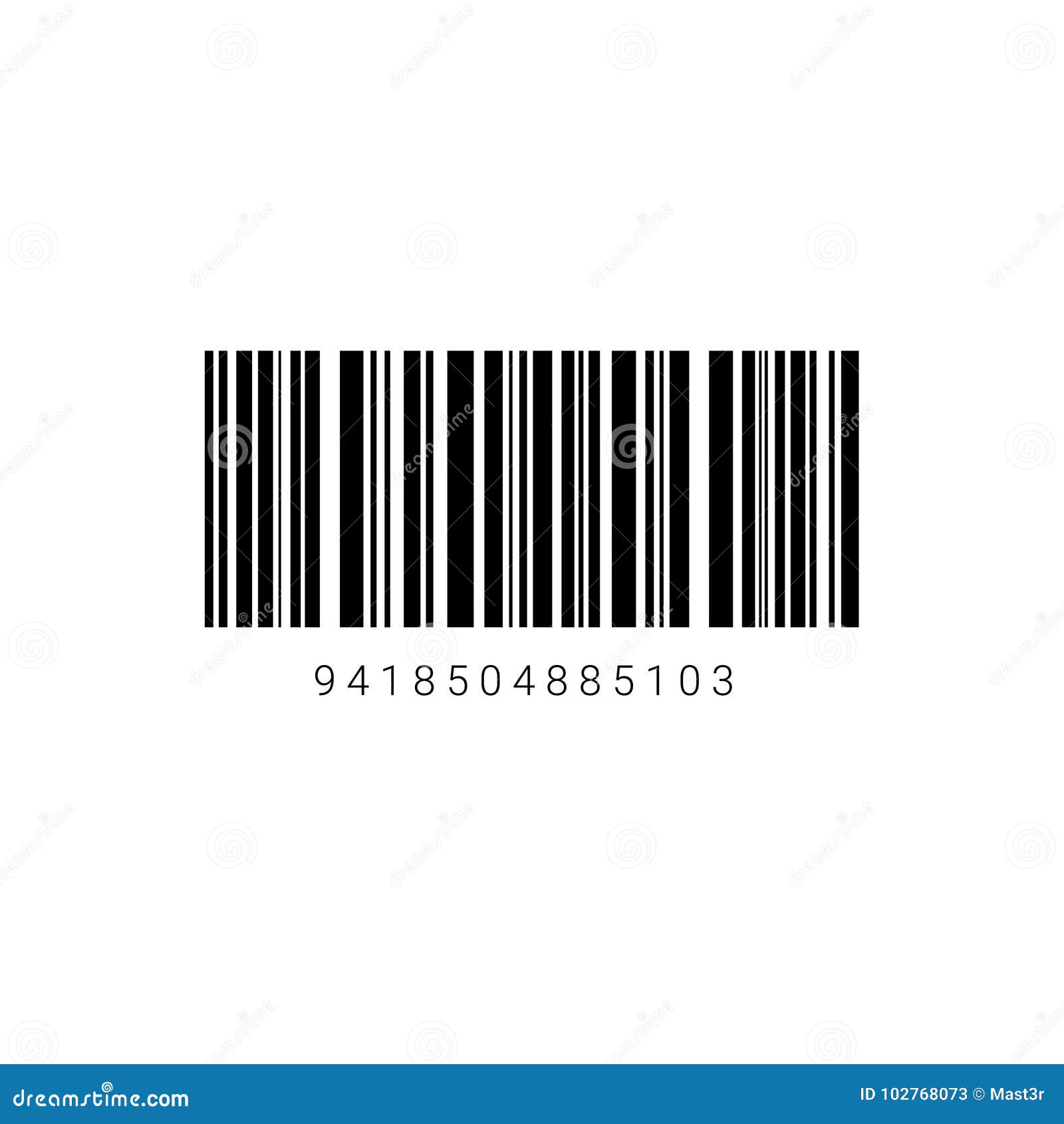 Sample QR Code Ready To Scan With Smart Phone Vector Illustration ...