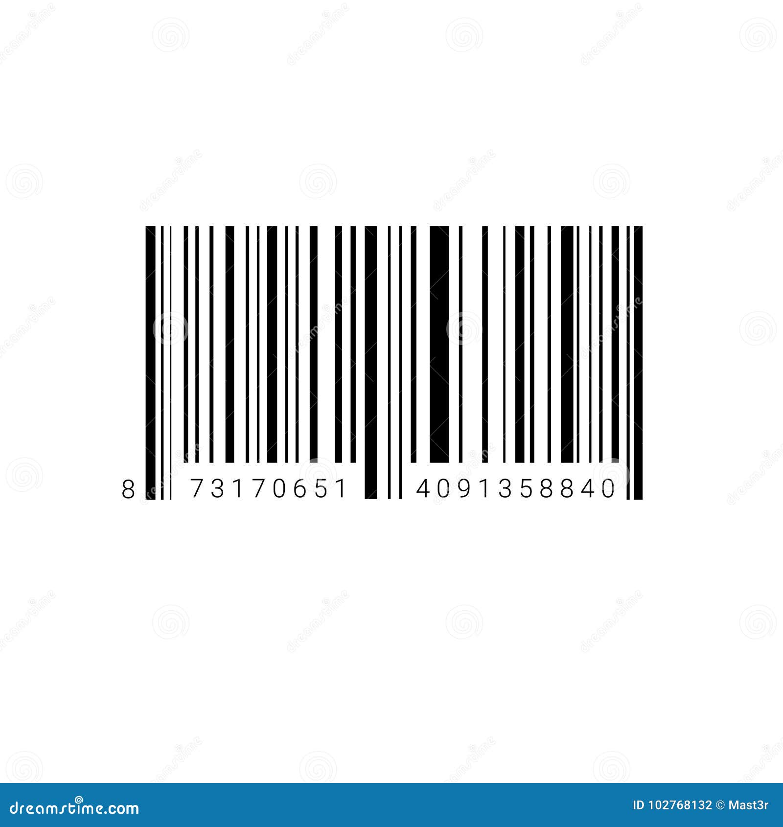 Sample Bar Code for Scanning Icon Stock Vector - Illustration of ...