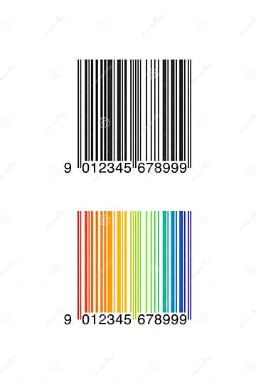 Sample Bar Codes EAN 8 stock illustration. Illustration of stripes ...