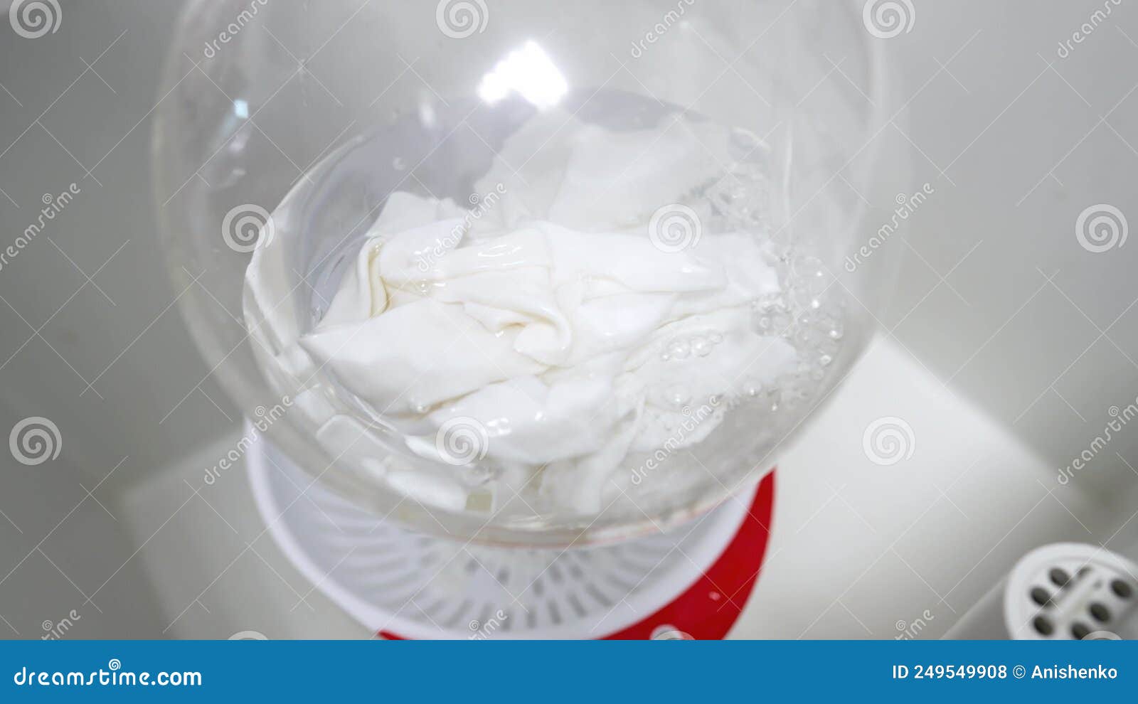 A Sample of Biomaterial in a Laboratory Vessel. Close-up Stock Footage ...