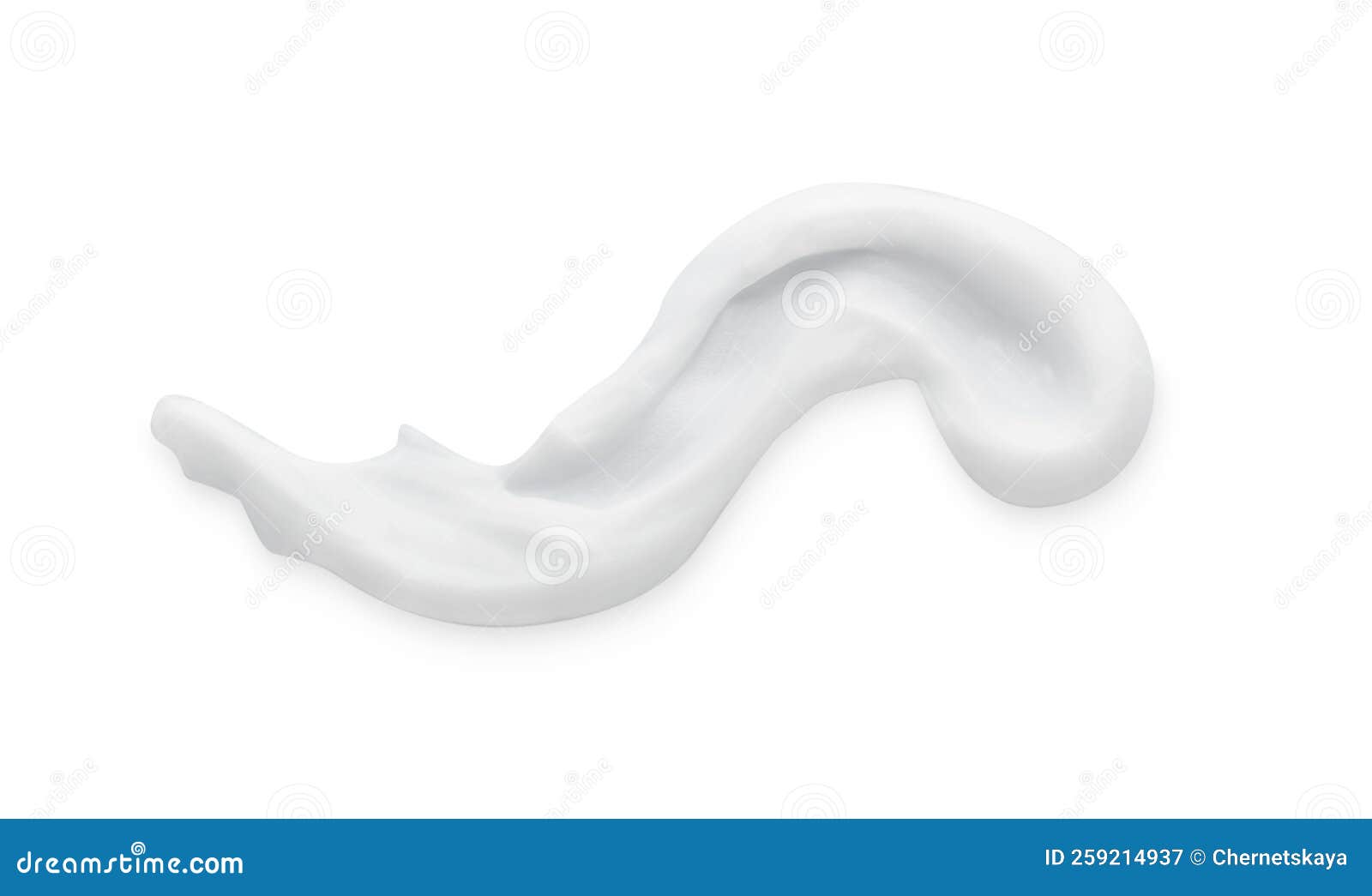 Sample of Body Cream on White Background, Top View Stock Image - Image ...