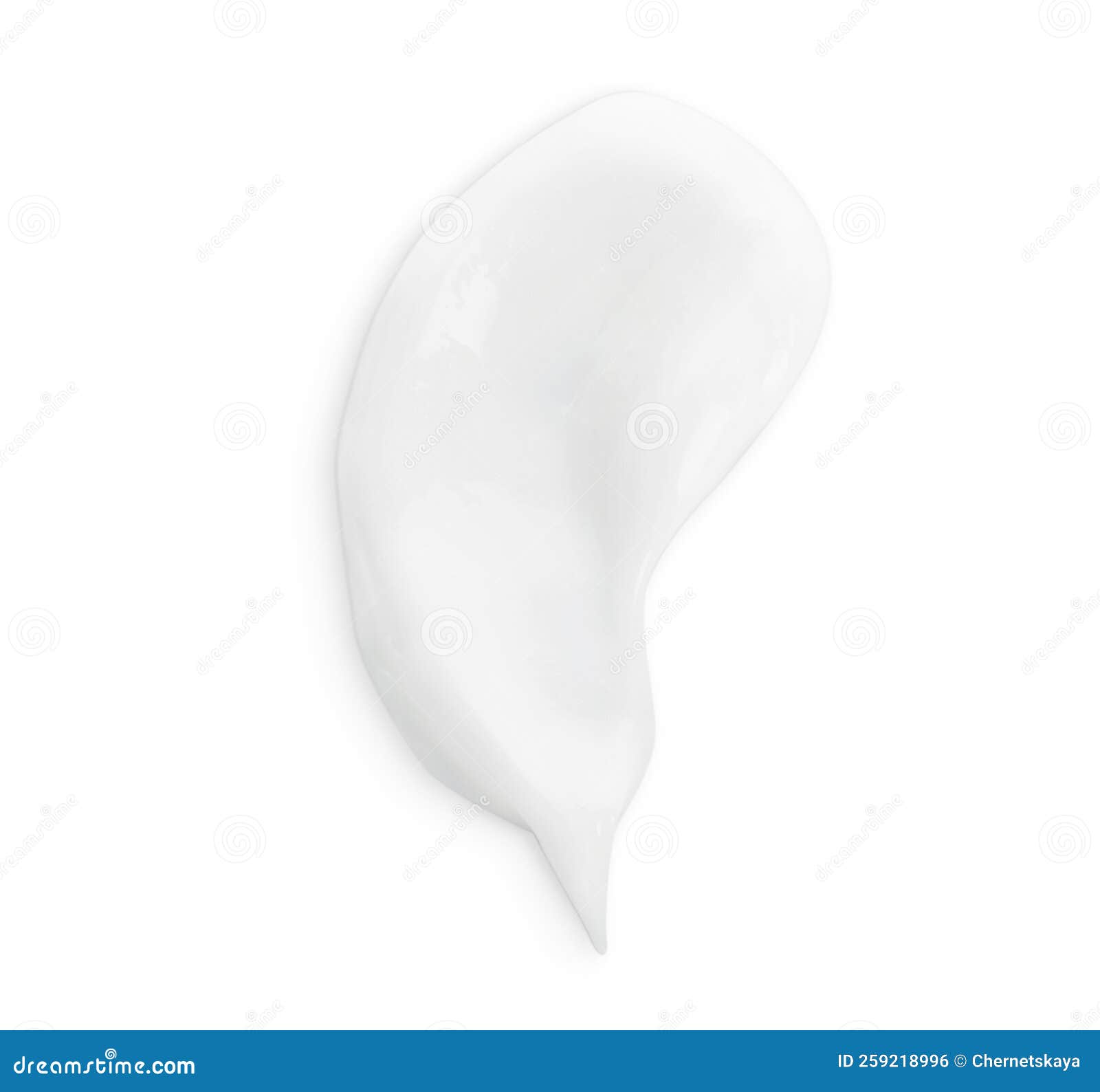Sample of Body Cream on White Background, Top View Stock Photo - Image ...