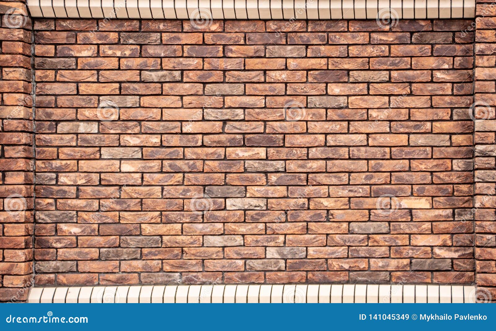 The Sample of Brick Wall Texture Background Stock Image - Image of ...